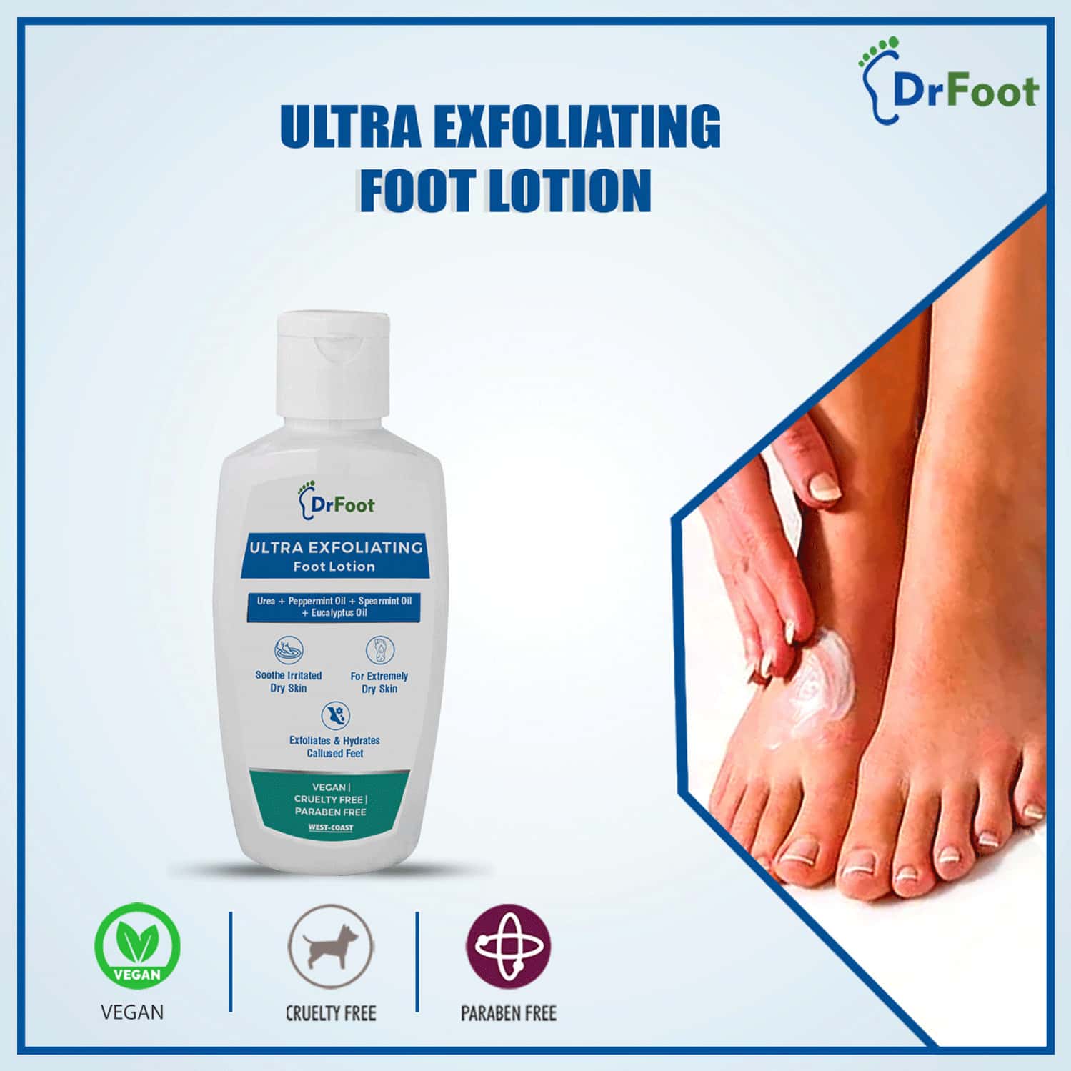 Buy DR FOOT ULTRA EXFOLIATING FOOT LOTION - 100ML Online & Get Upto 60% ...
