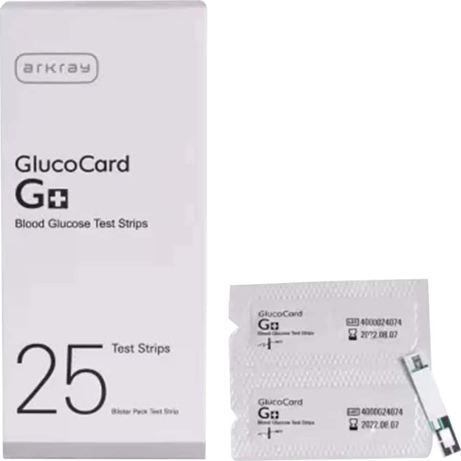 Buy ARKRAY GLUCOCARD G+ 50 GLUCOMETER STRIPS Online & Get Upto 60% OFF ...