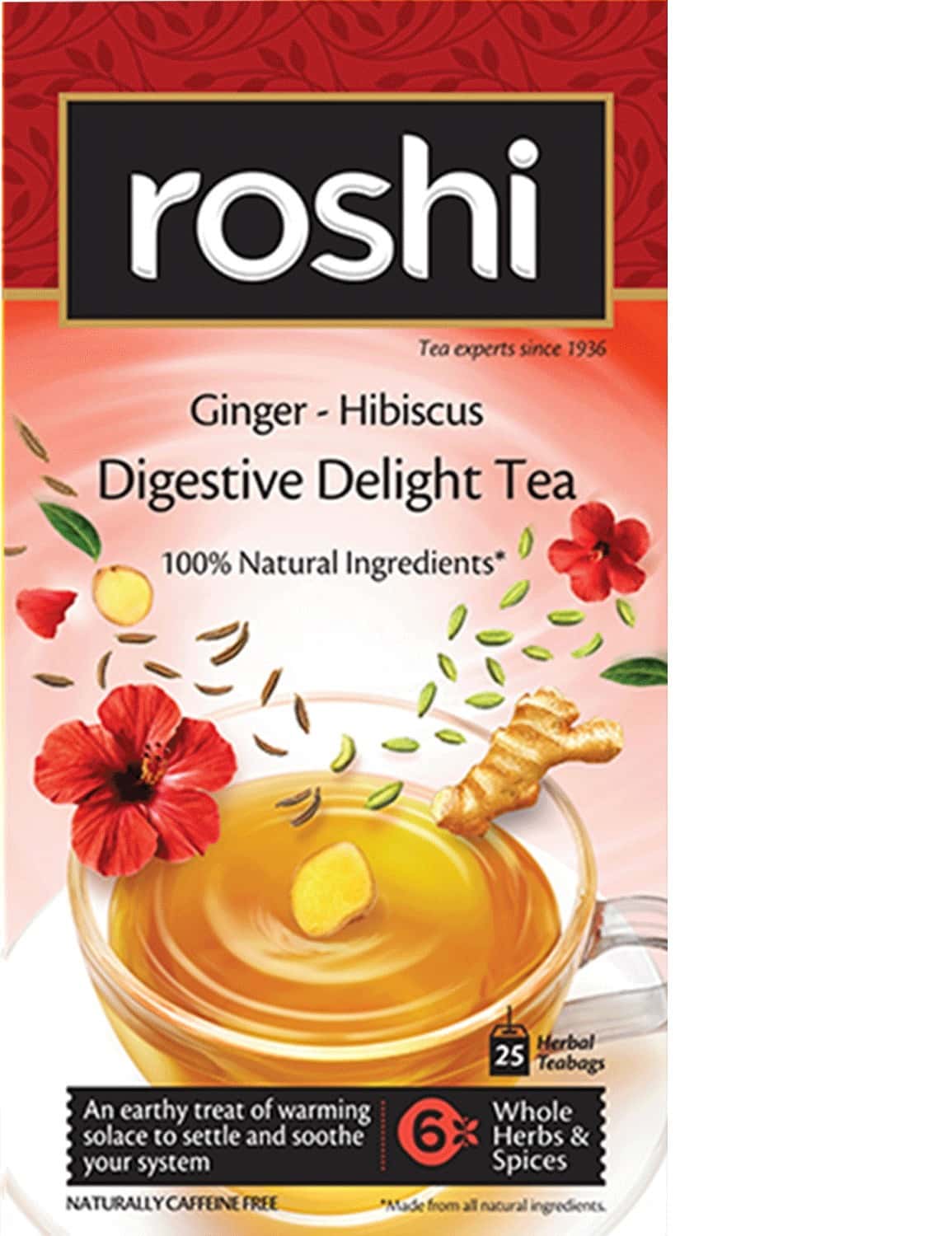 Buy ROSHI DIGESTIVE DELIGHT HERBAL TEA - 25 TEA BAGS Online & Get Upto ...