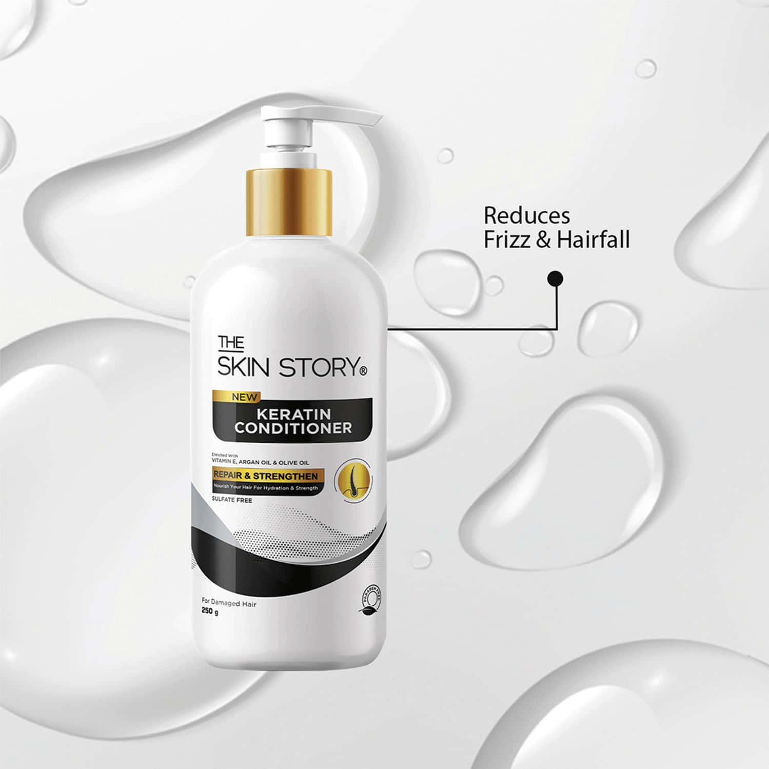 Buy THE SKIN STORY KERATIN CONDITIONER FOR DAMAGED HAIR 250G Online ...