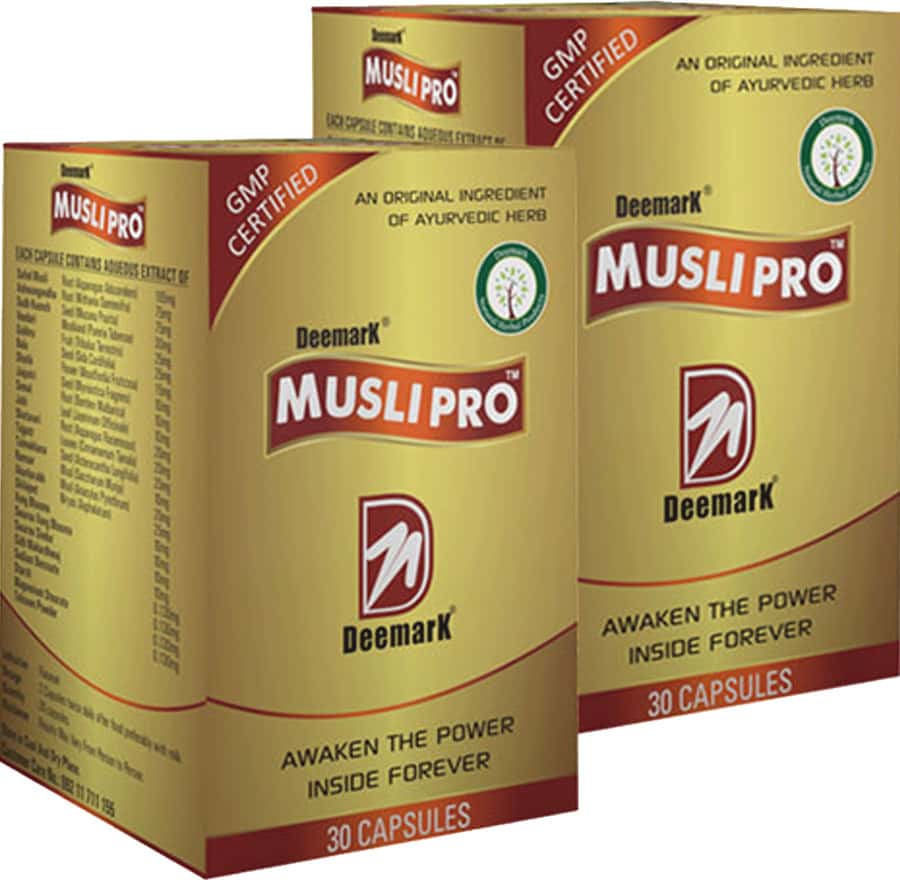 Buy DEEMARK MUSLI PRO TRIBULUS PURE HIMALAYAN SHILAJIT NATURAL GOKSHURA ...