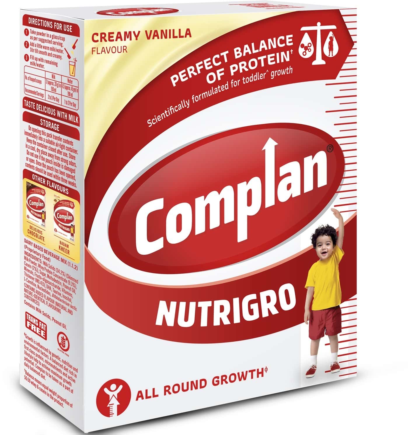Buy COMPLAN NUTRIGRO CREAMY VANILLA 200 G Online & Get Upto 60% OFF at ...