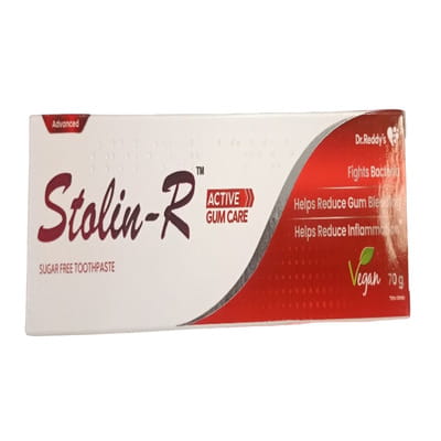 Buy STOLIN R ADVANCED ACTIVE GUM CARE SUGAR FREE TOOTHPASTE 120GM ...