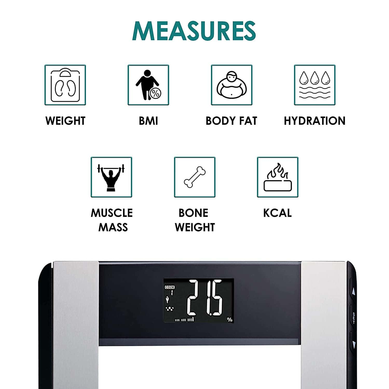 Buy EQUINOX DIGITAL BODY COMPOSITION ANALYSER EQ-EB-44 - SLIM & SLEEK ...