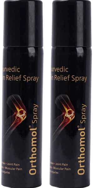 Buy ORTHOMOL AYURVEDIC PAIN RELIEF SPRAY 55 GM FOR JOINT PAIN MUSCULAR ...