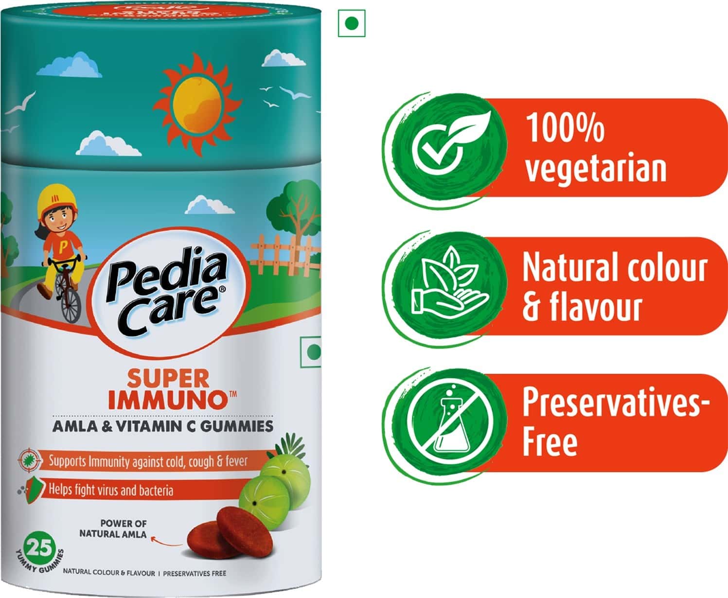 Buy PEDIACARE SUPER IMMUNO AMLA AND VITAMIN C GUMMIES FOR KIDS ABOVE 2 ...