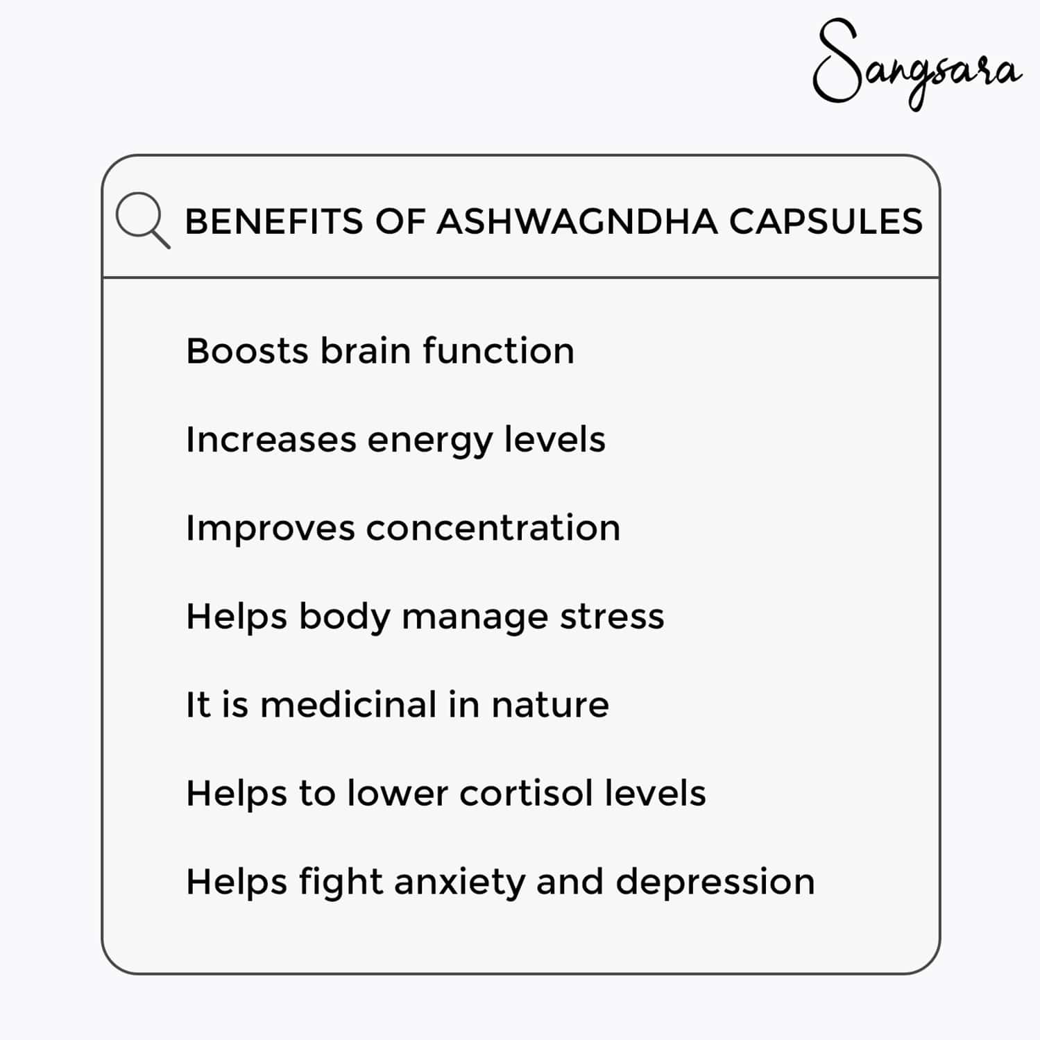 Buy SANGARA ASWAGANDHA (1X60) CAPSULES Online & Get Upto 60% OFF at ...