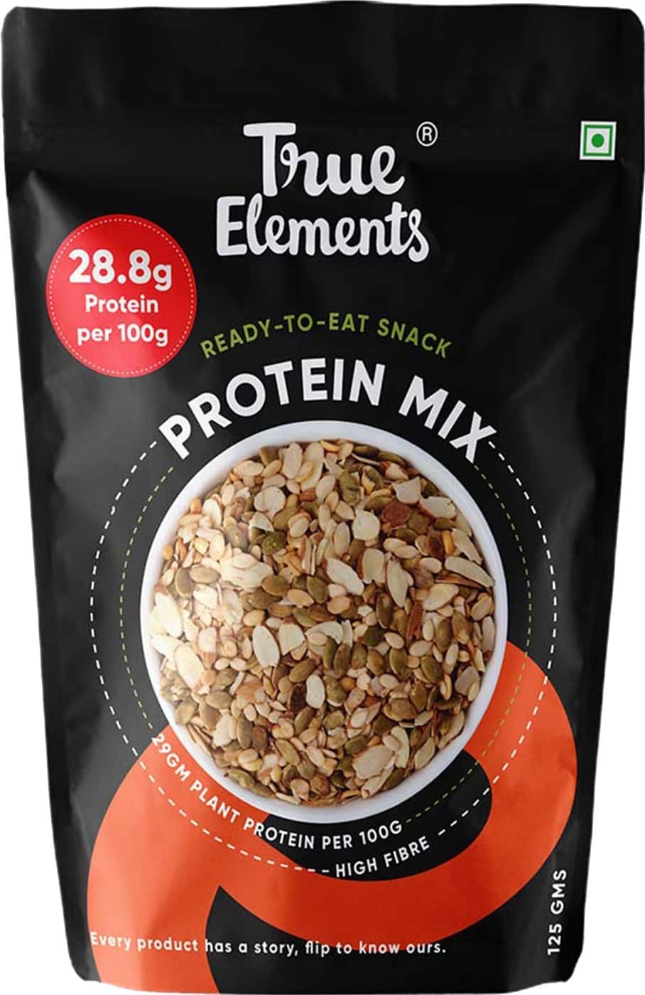 Buy TRUE ELEMENTS ROASTED SUNFLOWER PUMPKIN AND FLAX SEEDS 125 GM ...