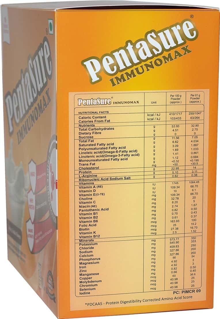 Buy PENTASURE IMMUNOMAX VANILLA NUTRITION SUPPLEMENT TIN OF 244 G ...