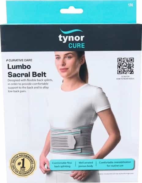 Buy TYNOR CURE LUMBO SACRAL BELT LARGE (100-150CM) 1N Online & Get Upto ...