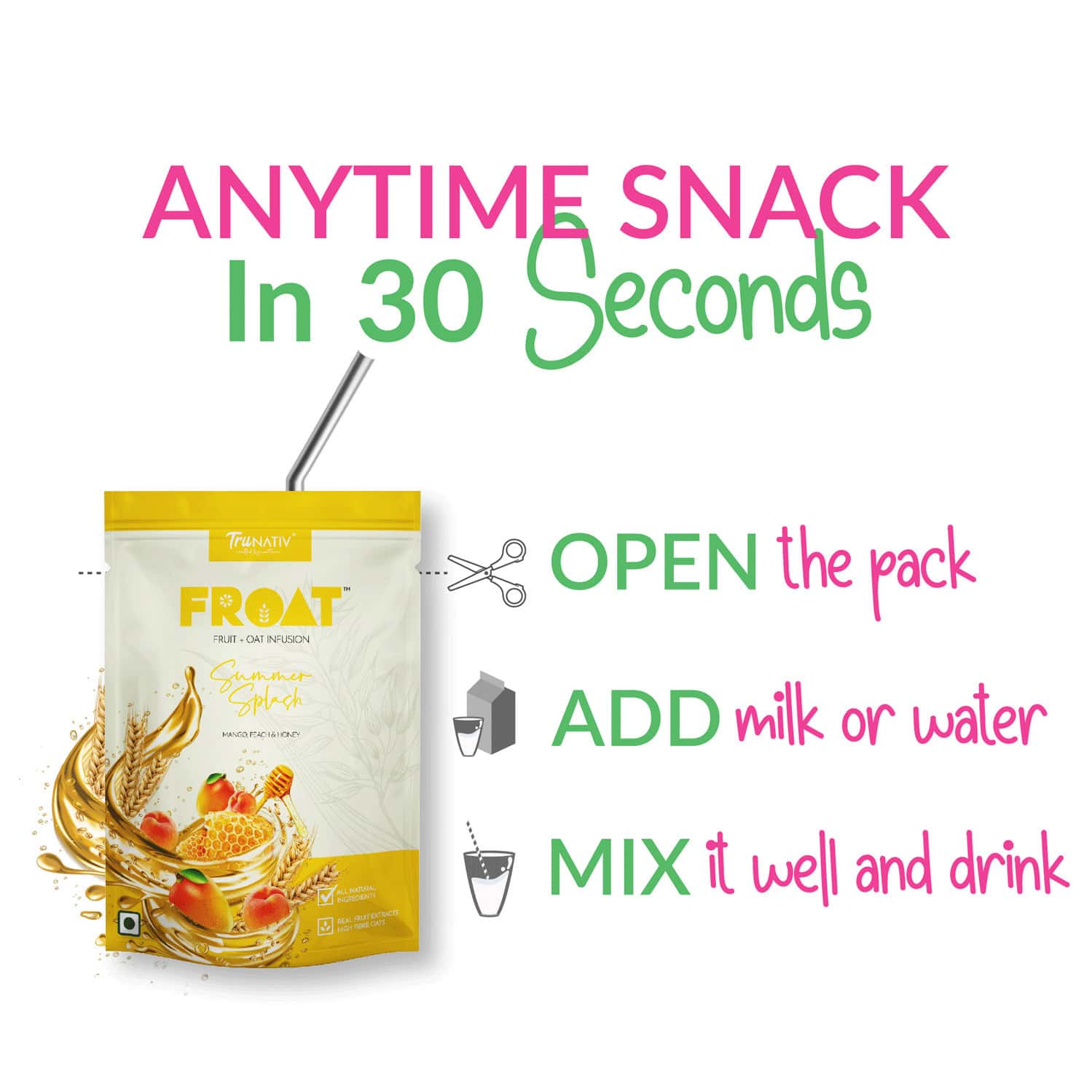 Buy FROAT SUMMER SPLASH - OAT & FRUIT ANYTIME SNACK Online & Get Upto ...