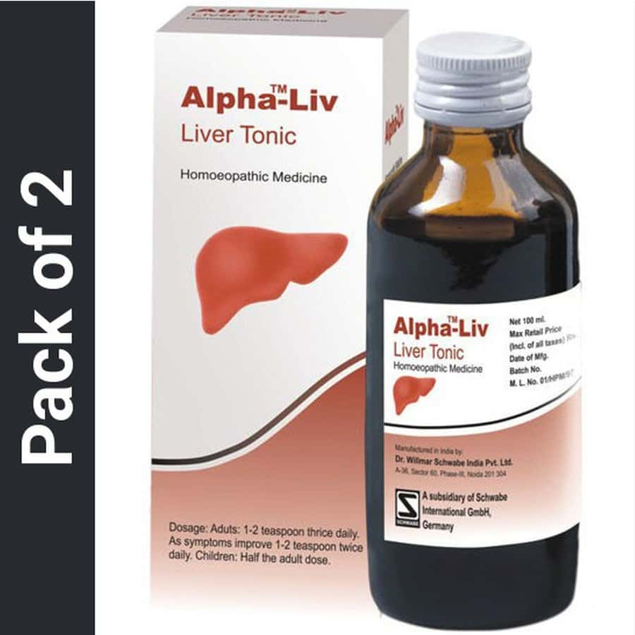 Buy DR.WILLMAR SCHWABE INDIA ALPHA - LIV SYRUP (100 ML) Online & Get ...