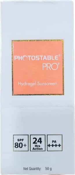 Buy PHOTOSTABLE PRO PLUS HYDRAGEL SUNSCREEN SPF 80+, PA++++, TUBE OF 50G Online & Get Upto 60% ...