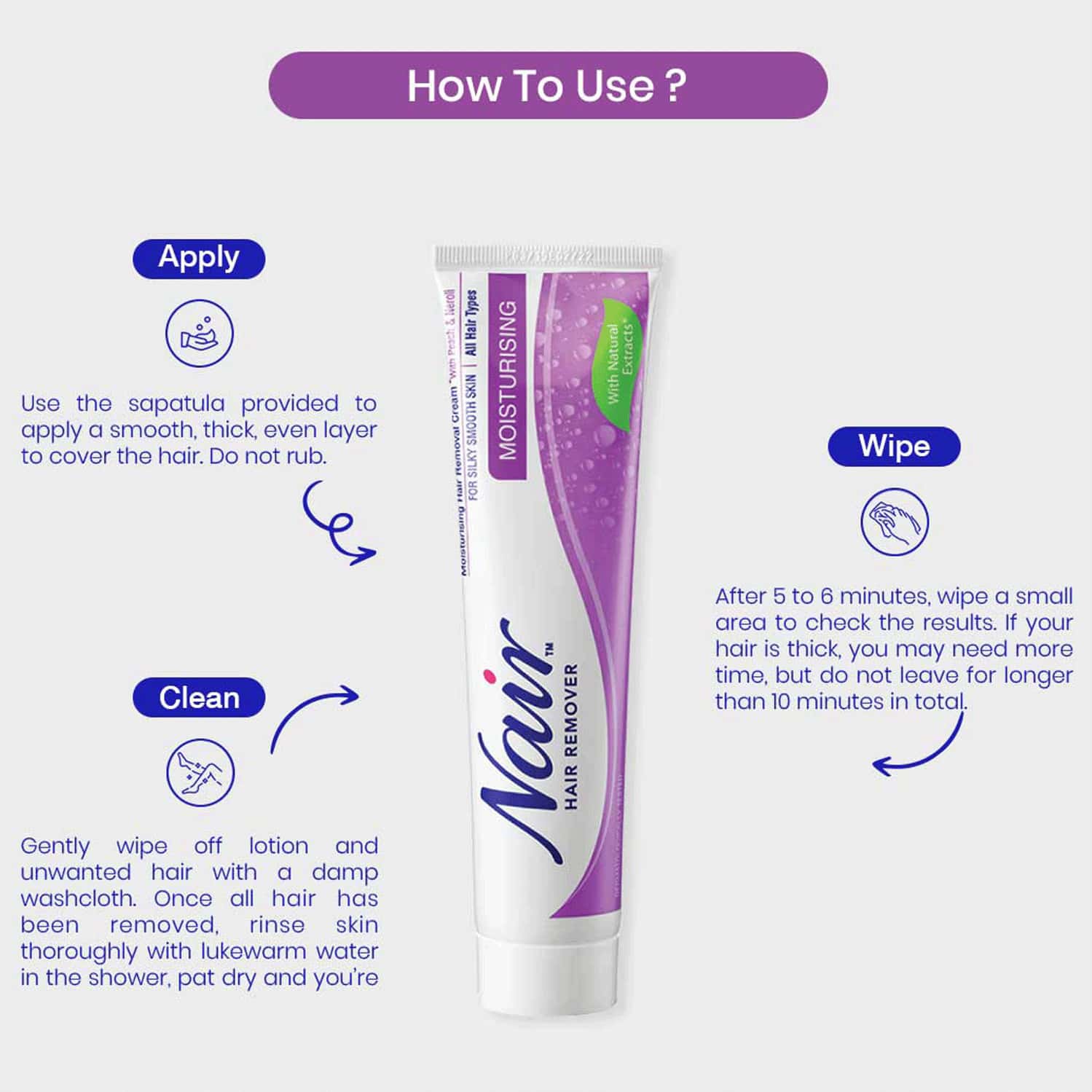 Buy NAIR HAIR REMOVER MOISTURIZING CREAM - 110G Online & Get Upto 60% ...