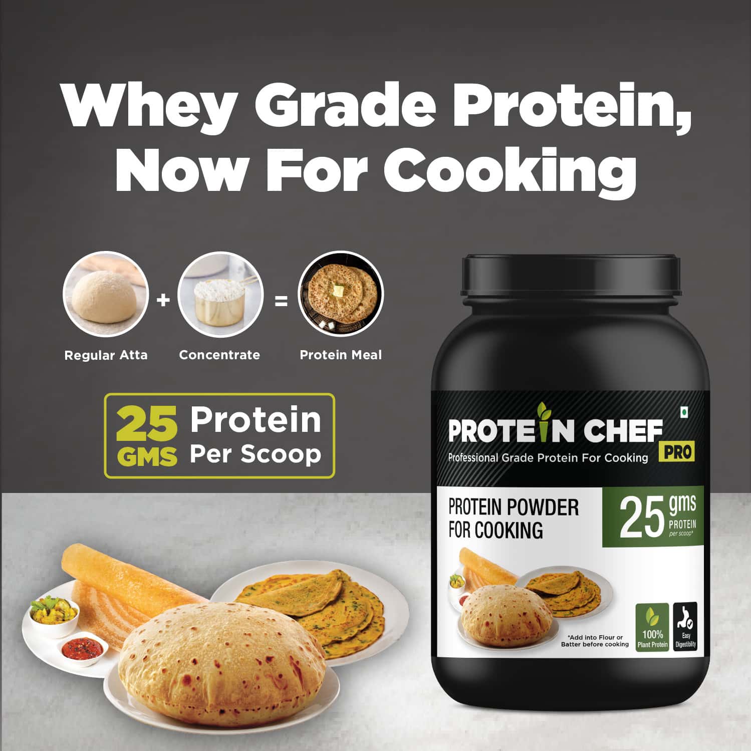 Buy PROTEIN CHEF PRO PROTEIN POWDER FOR COOKING -500G Online & Get Upto ...