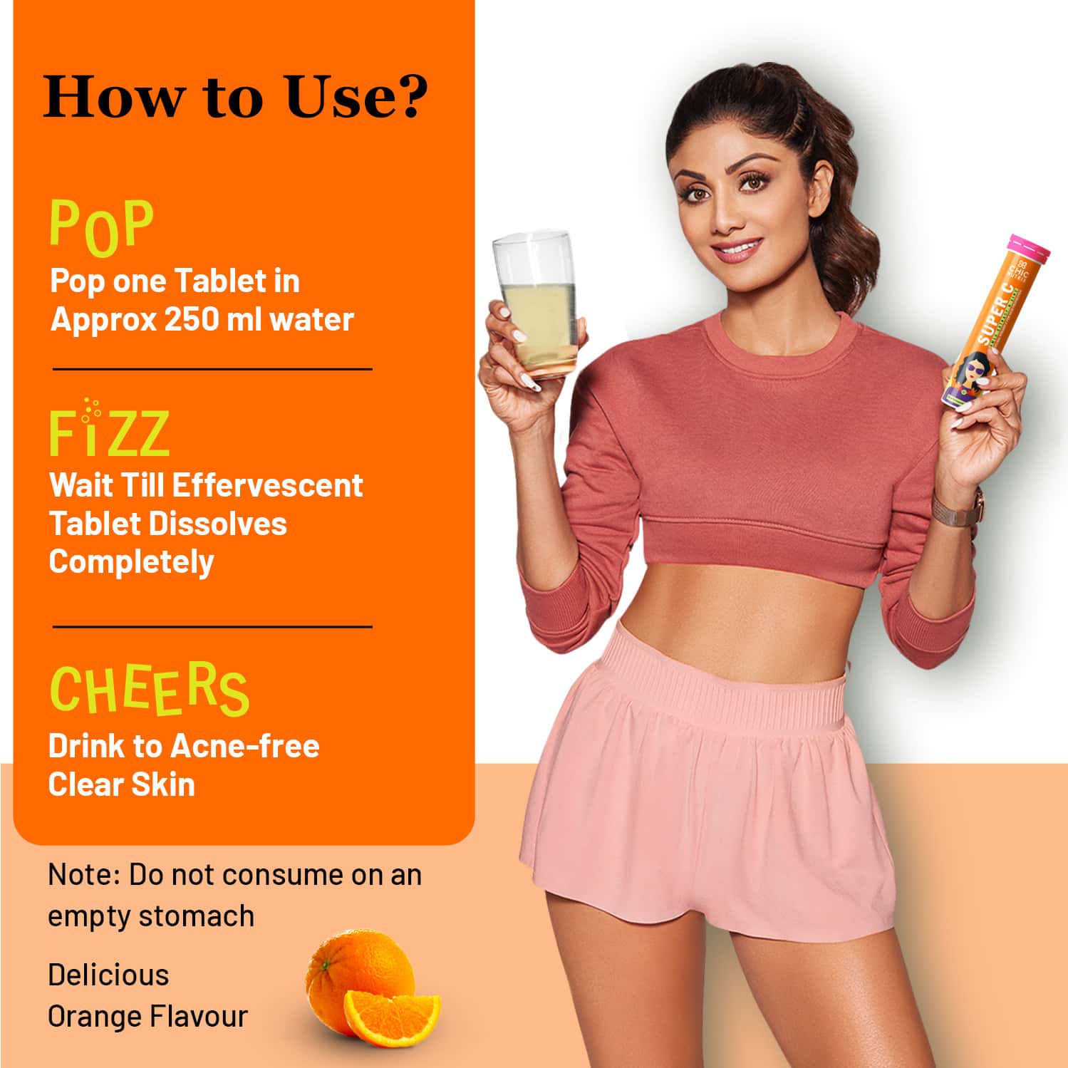 Buy CHICNUTRIX SUPER C - NATURAL VITAMIN C EFFERVESCENT TABLETS FOR ...