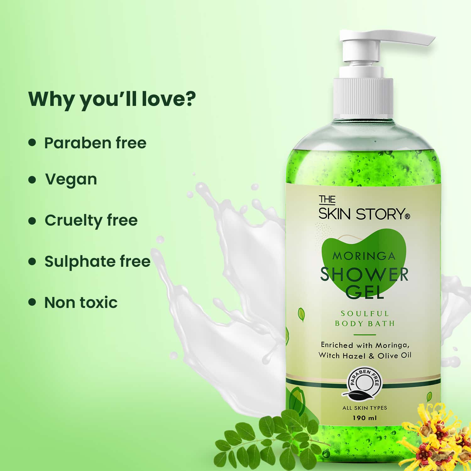 Buy THE SKIN STORY MORINGA SHOWER GEL, 190ML Online & Get Upto 60% OFF ...