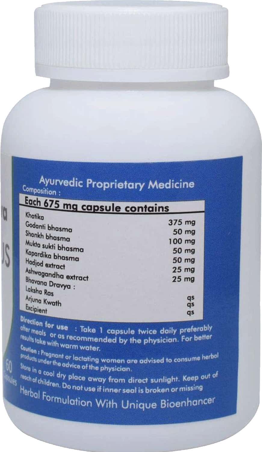 Buy VED TATTVA CALCI PLUS 60 CAPSULES NATURAL SUPPLEMENT FOR BONE ...