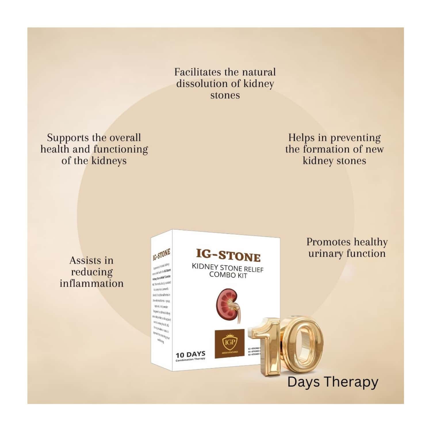 Buy IG-STONE KIDNEY STONE RELIEF KIT - PACK OF SYRUP, CAPSULE AND ...