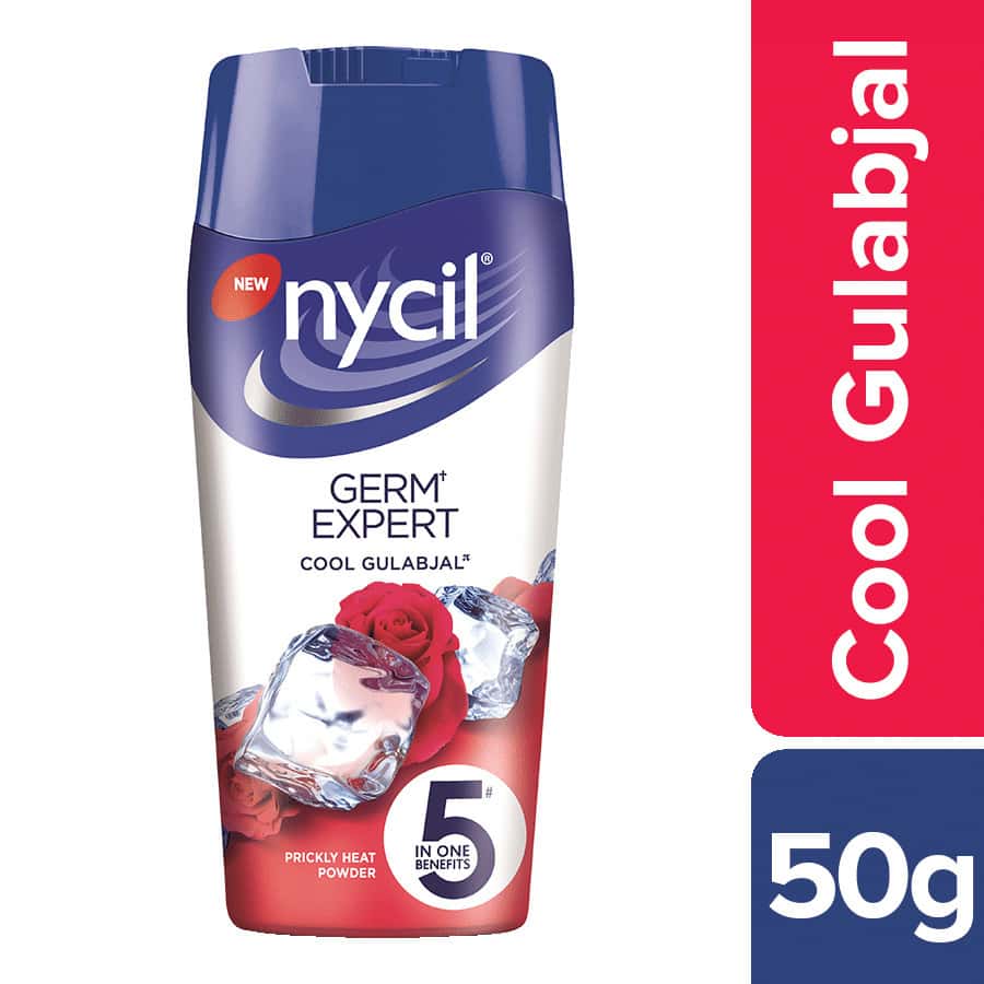 Buy Nycil Cool Gulabjal Prickly Heat Powder - 50gm Online & Get Upto 60 ...