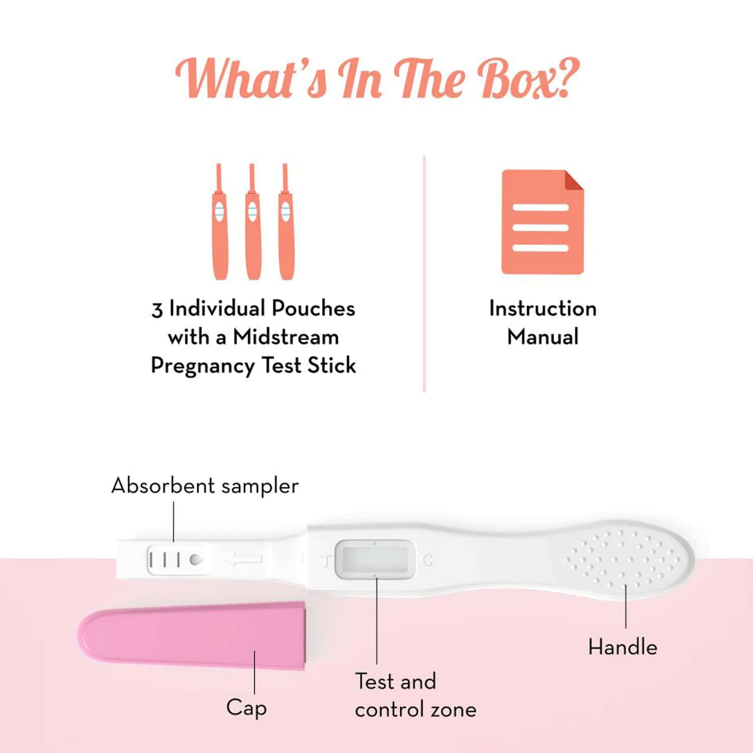 Buy PLUSH PREG-OH! MIDSTREAM PREGNANCY KIT TEST FOR WOMEN Online & Get ...