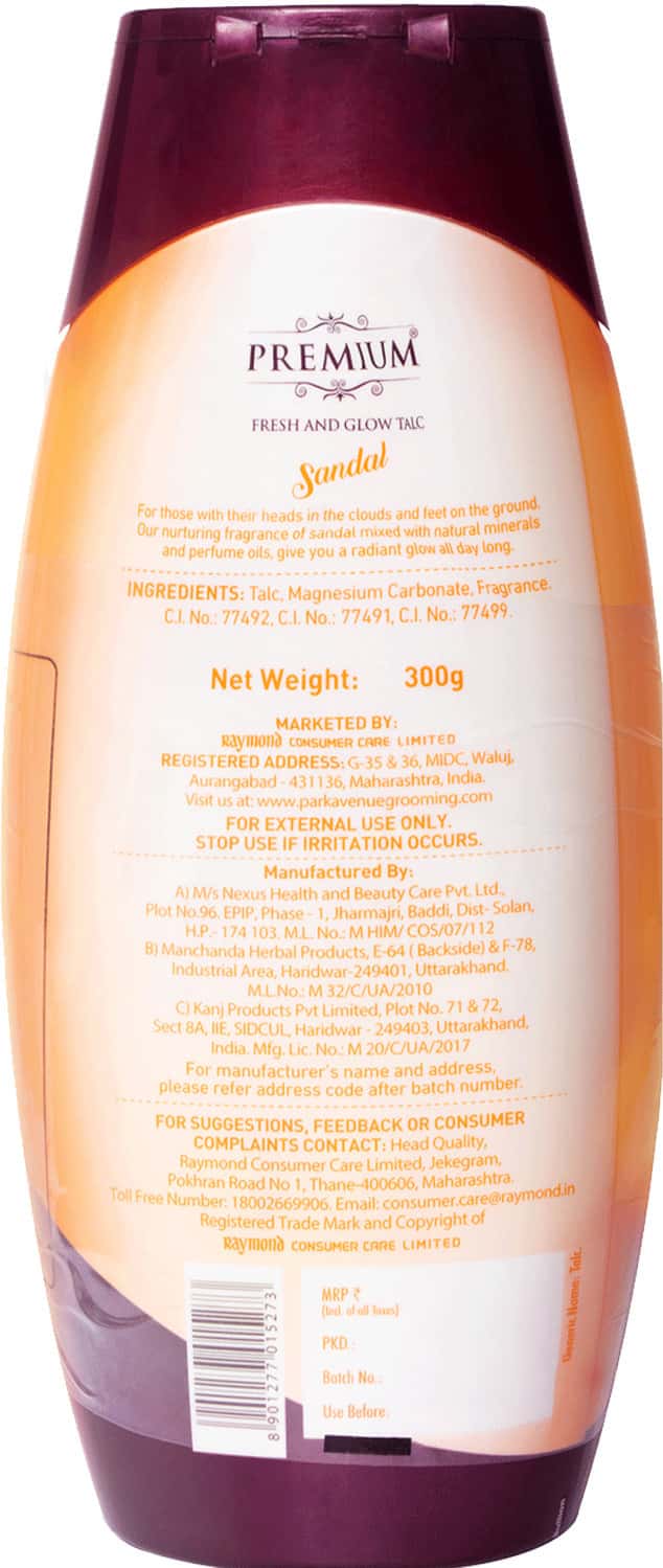 Buy PREMIUM TALC SANDAL 300G+300G B1G1 Online & Get Upto 60% OFF at ...