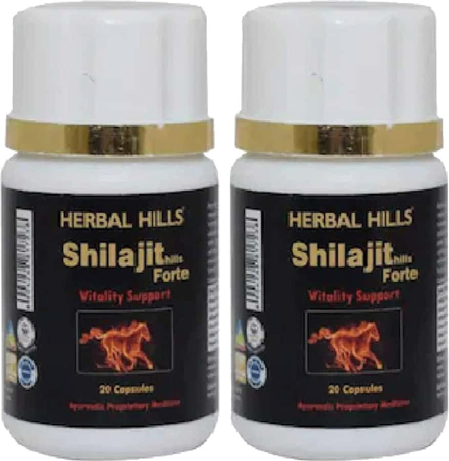 Buy HERBAL HILLS SHILAJIT FORTE VITALITY SUPPORT 550MG 20 CAPSULES PACK OF 4 Online & Get Upto ...