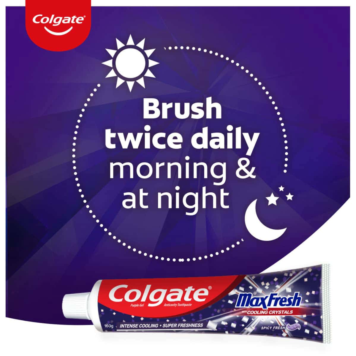 Buy COLGATE MAXFRESH 320G (160G X 2, PACK OF 2) PURPLE GEL PASTE WITH ...