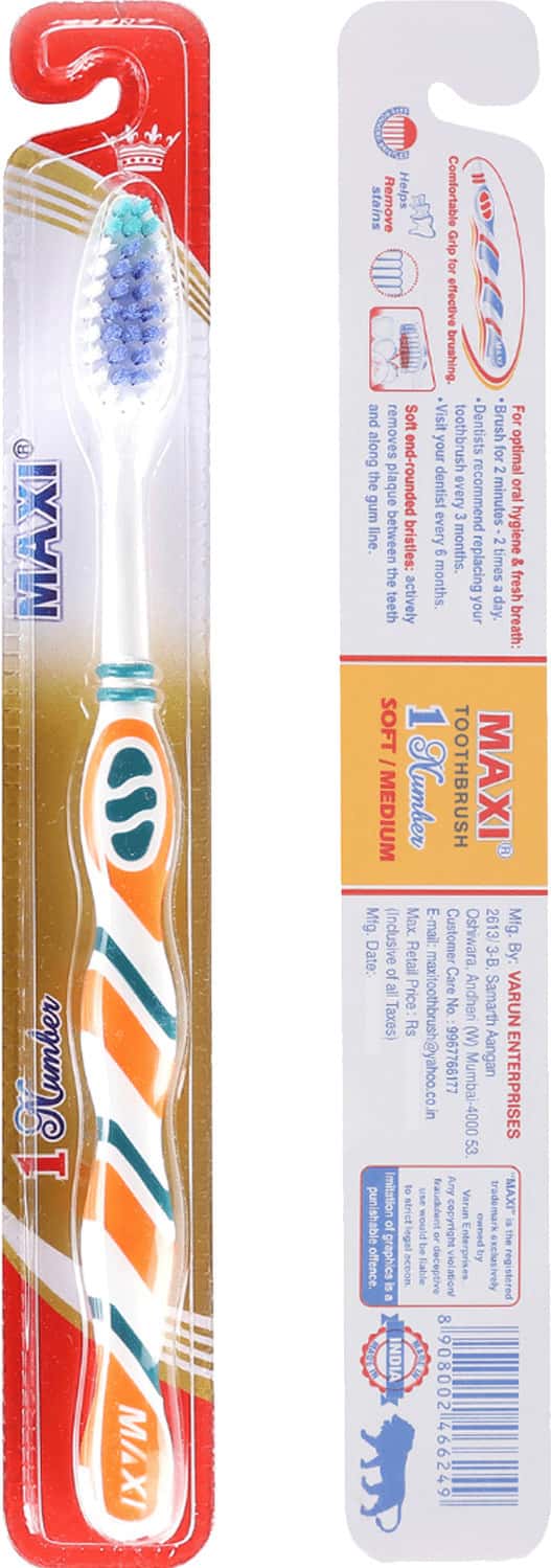 Buy MAXI 1 NUMBER TOOTHBRUSH (BUY 1 GET 1 FREE) Online & Get Upto 60% ...