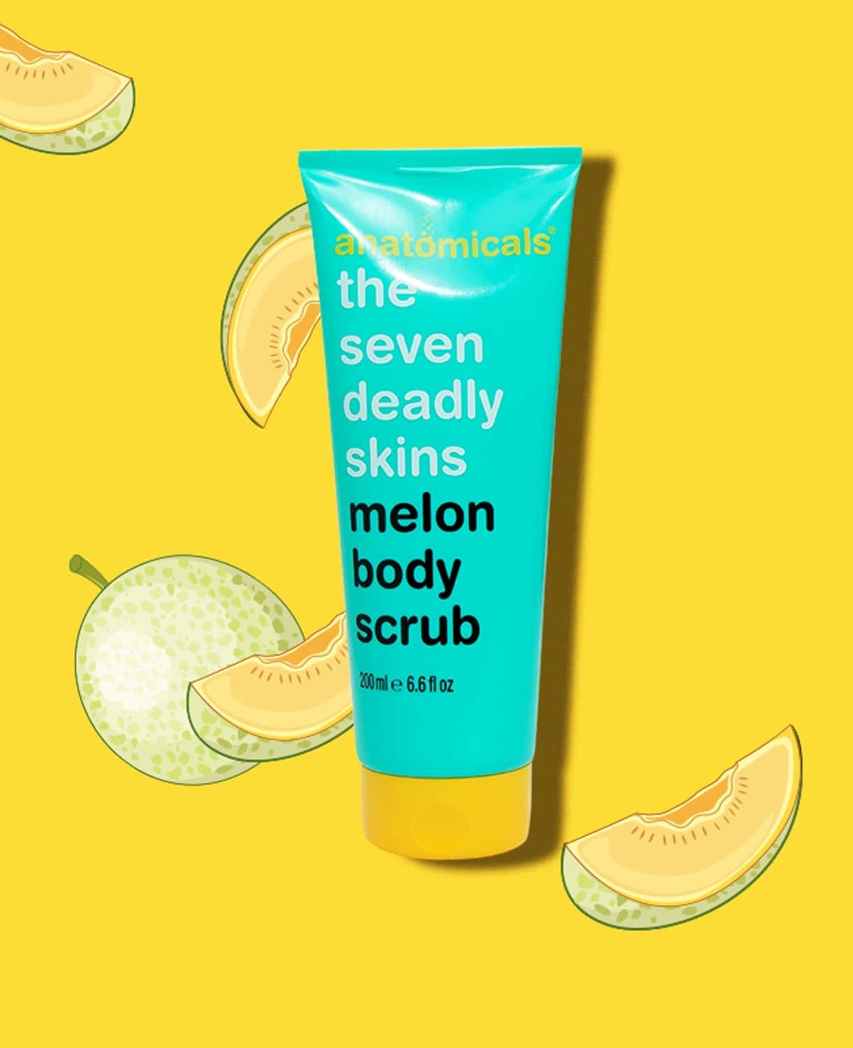 Buy ANATOMICALS | MELON BODY SCRUB WITH PUMICE GRANULES AND MELON ...