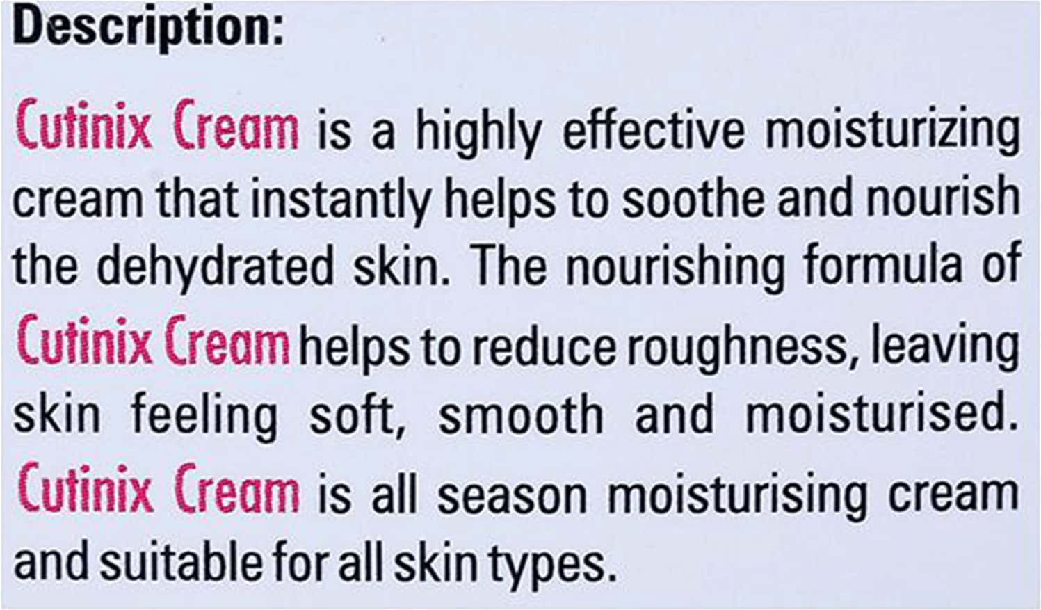 Buy CUTINIX TUBE OF 100GM CREAM Online & Get Upto 60% OFF at PharmEasy