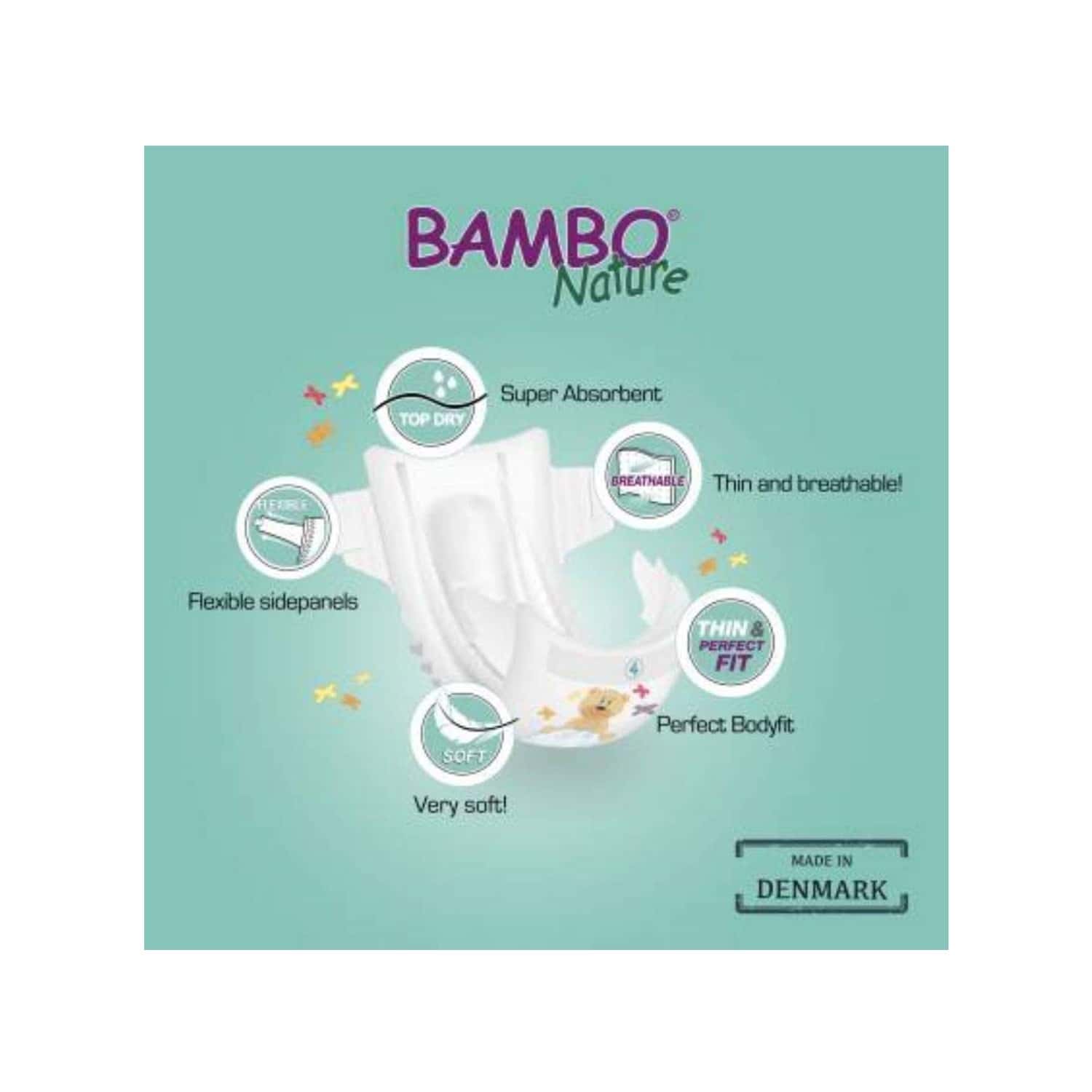Buy BAMBO NATURE DIAPER FOR PREMATURE BABIES - SIZE 0 - 24 DIAPERS ...