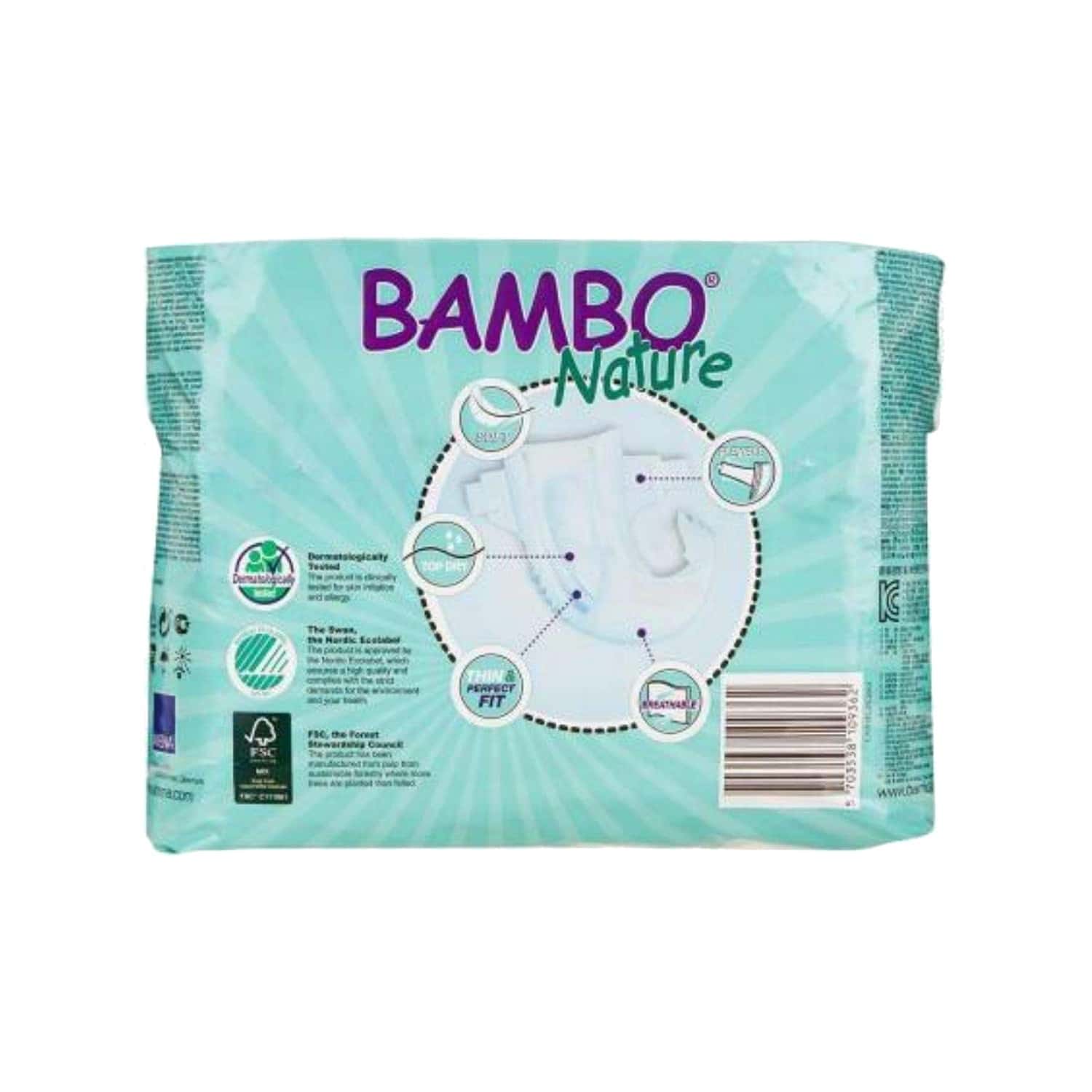 Buy BAMBO NATURE DIAPER FOR PREMATURE BABIES - SIZE 0 - 24 DIAPERS ...