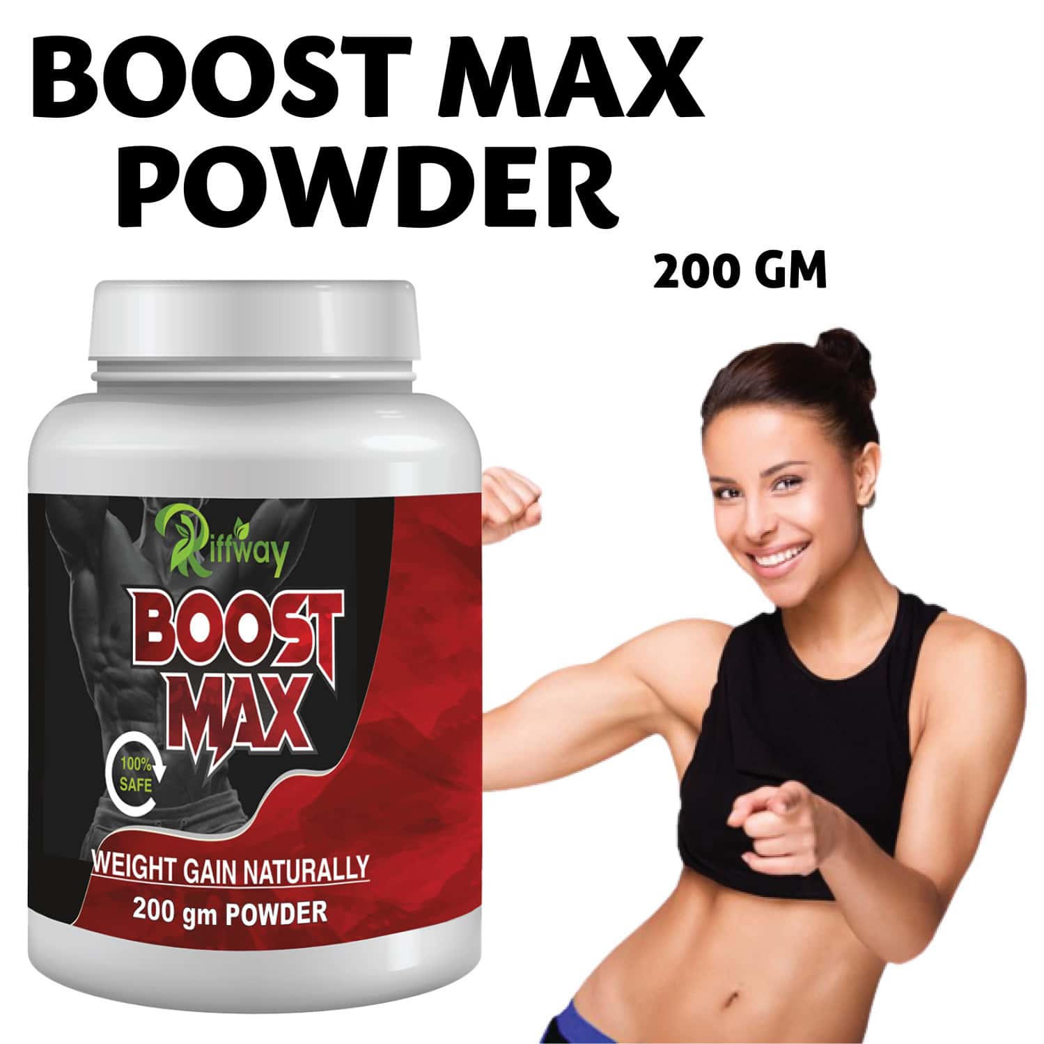Buy RIFFWAY BOOST MAXX WEIGHT GAIN POWDER SAY GOODBYE TO THE STRUGGLE ...