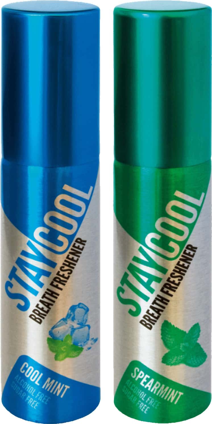 Buy STAYCOOL BREATH FRESHENER SPRAY - COOL MINT SPEARMINT - PACK OF 2 ...