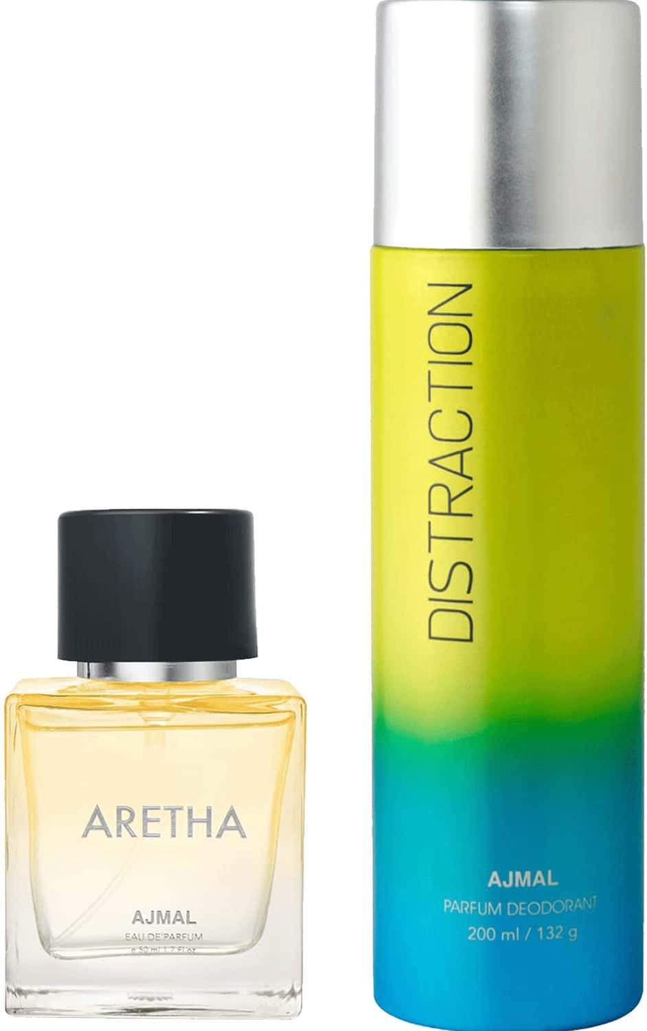 Buy AJMAL ARETHA EDP 50 ML FOR WOMEN AND AJMAL MAGNETIZE DEODORANT 200 ...