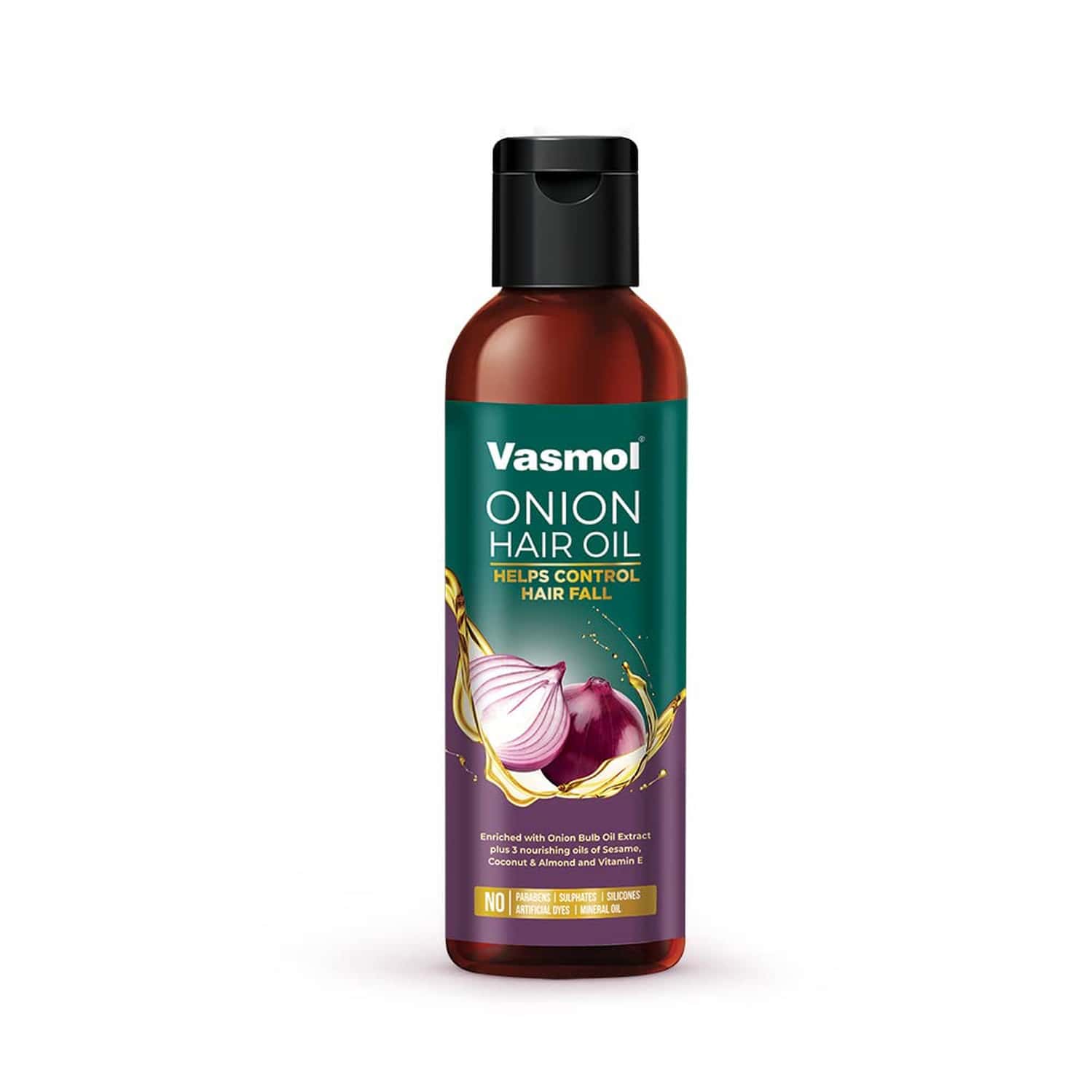 Buy VASMOL ONION HAIR OIL | HELPS CONTROL HAIR FALL I FOR SHINY SMOOTH ...