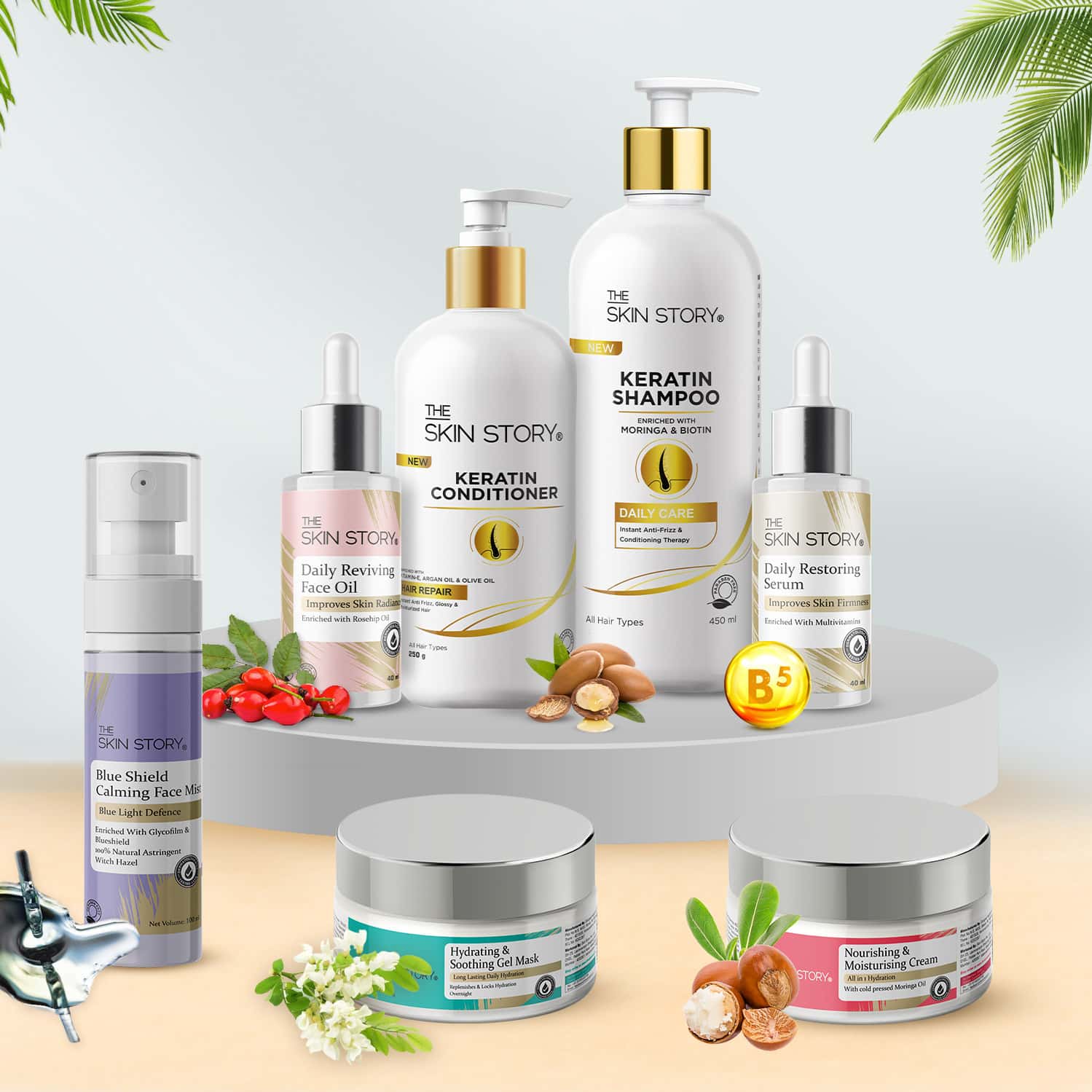 Buy THE SKIN STORY 5 IN 1 DAILY REPAIR FACE SERUM, 40ML Online & Get ...