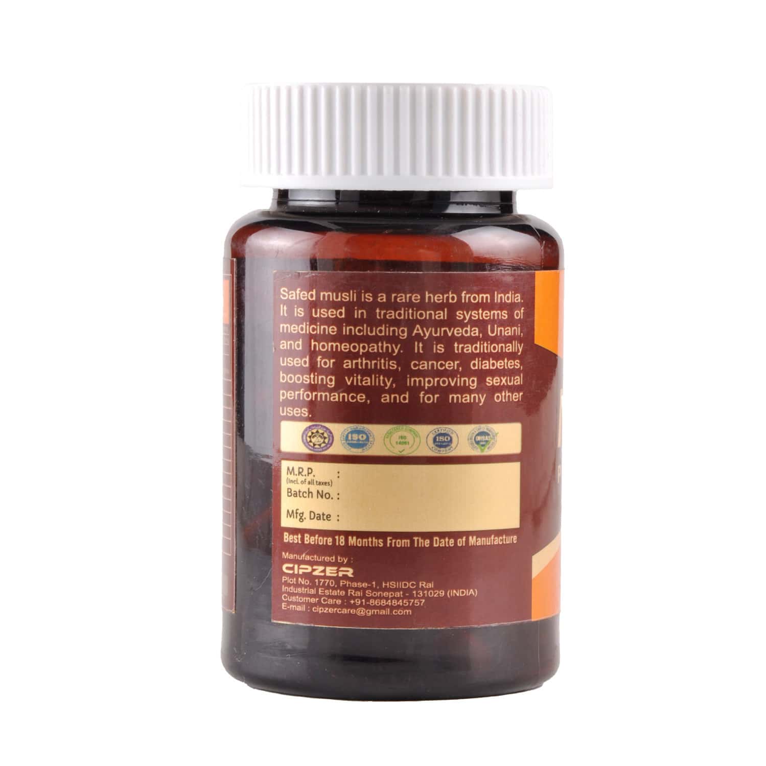 Buy CIPZER MUSLI POWERTECH CAPSULE|HELPS IN BOOSTING SEXUAL PERFORMANCE ...