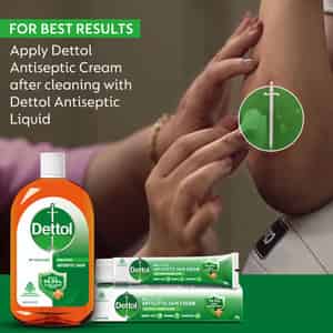 Buy DETTOL ANTISEPTIC SKIN CREAM - FOR WOUNDS- 30GM Online & Get Upto ...
