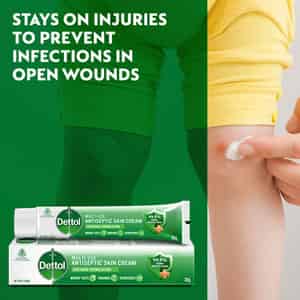 Buy DETTOL ANTISEPTIC SKIN CREAM - OINTMENT FOR WOUNDS- 30GM Online ...