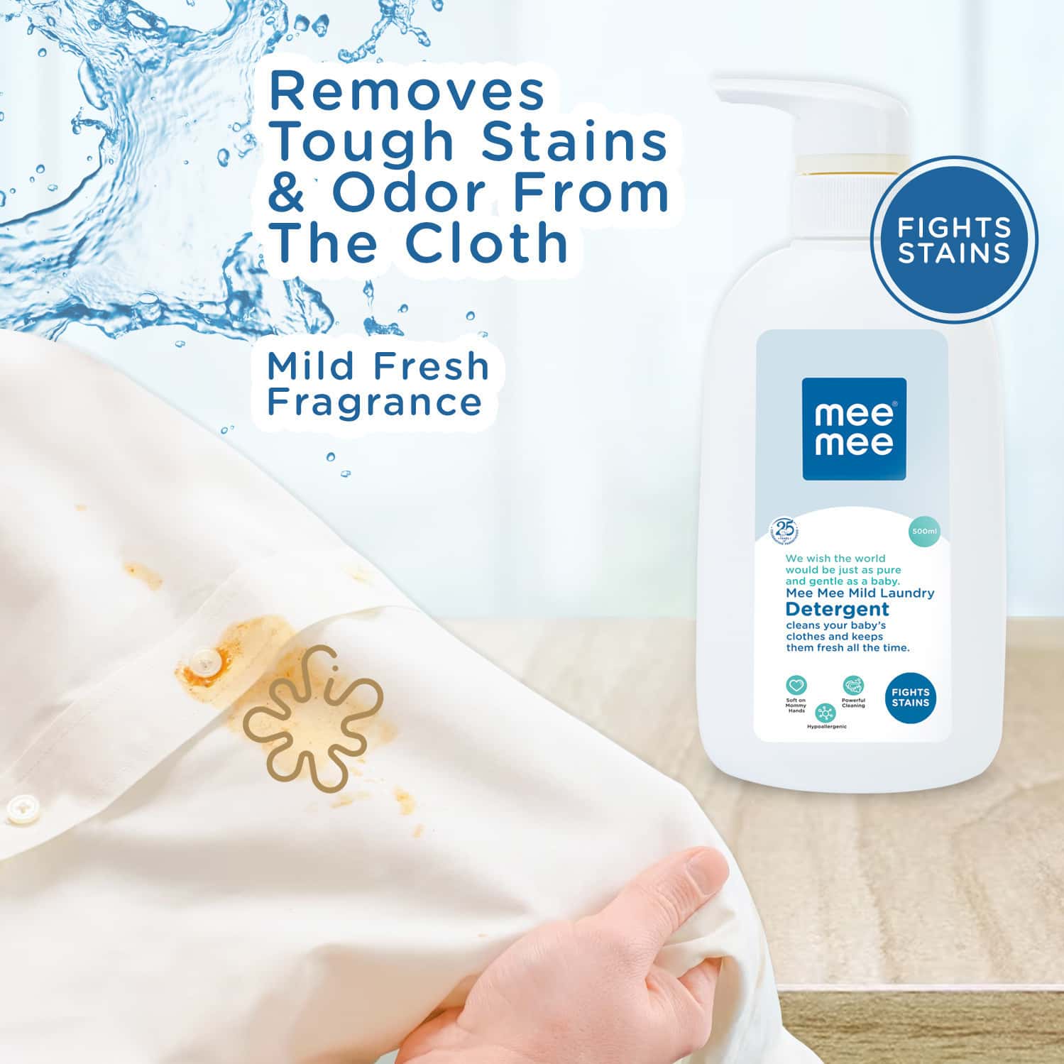 Buy MEEMEE MILD BABY LIQUID LAUNDRY DETERGENT LIQUID DETERGENT (500ML ...