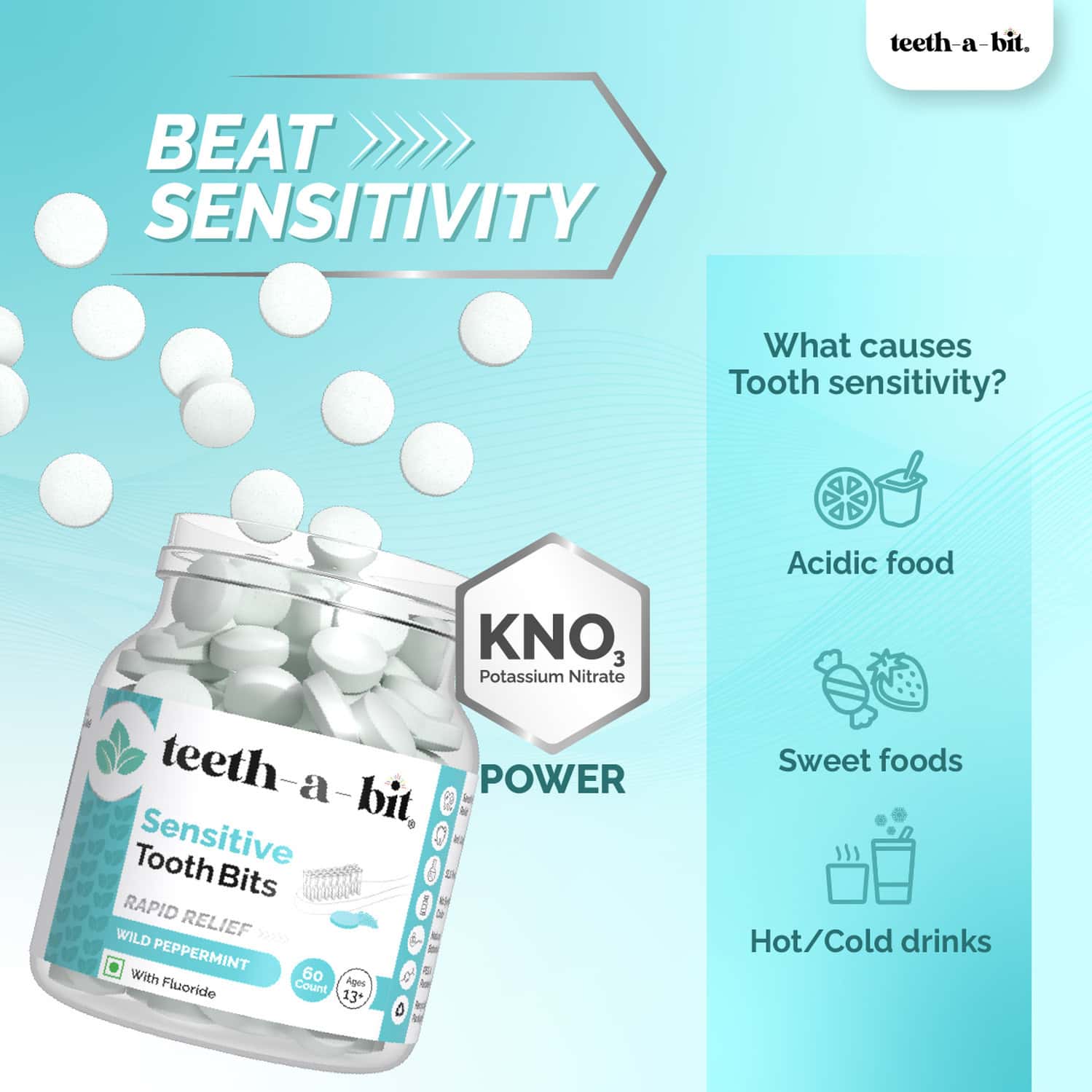 Buy TEETH-A-BIT SENSITIVE WILD PEPPERMINT TOOTH BITS, SENSITIVITY ...