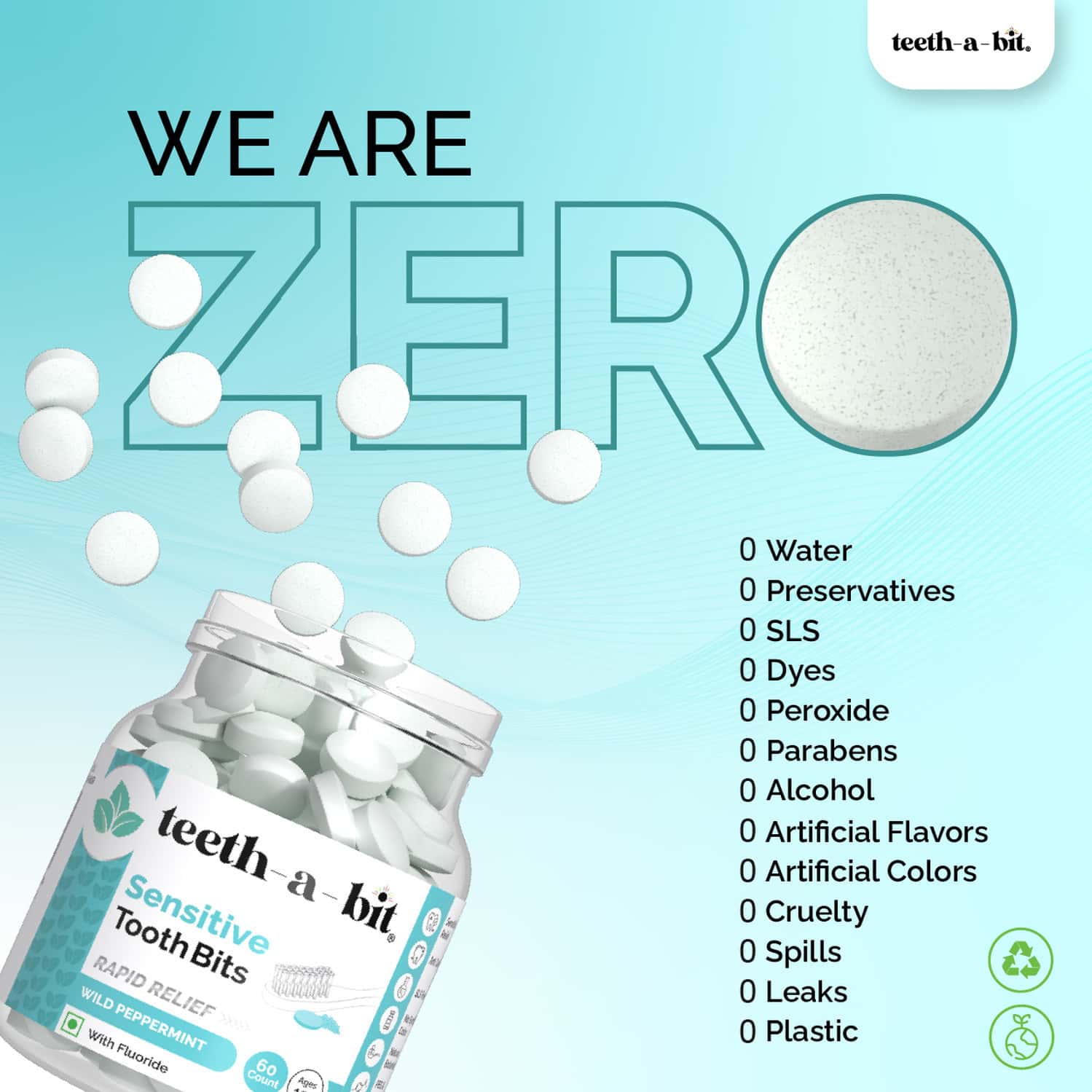 Buy TEETH-A-BIT SENSITIVE WILD PEPPERMINT TOOTH BITS, SENSITIVITY ...