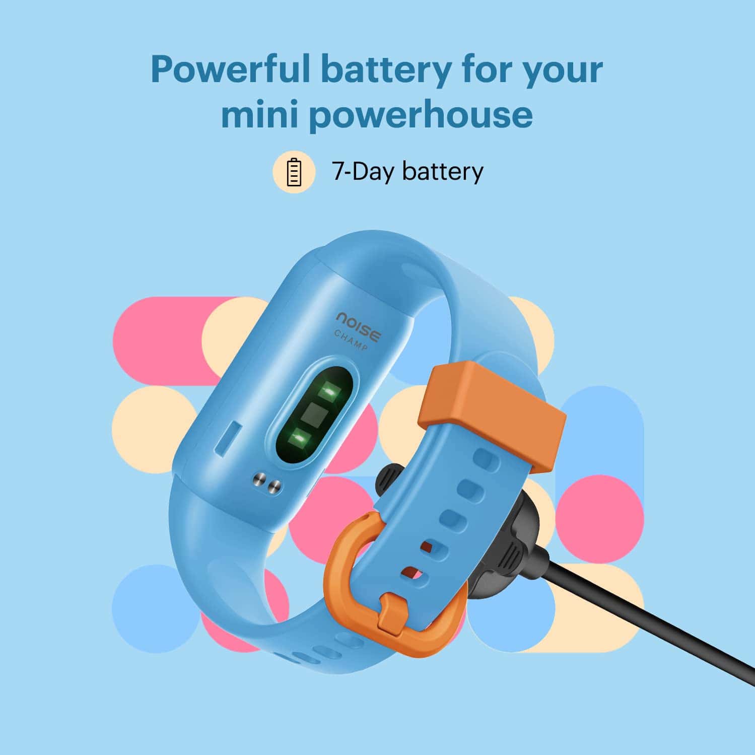 Buy NOISE CHAMP KIDS WRIST BAND (PEPPY BLUE) Online & Get Upto 60% OFF ...