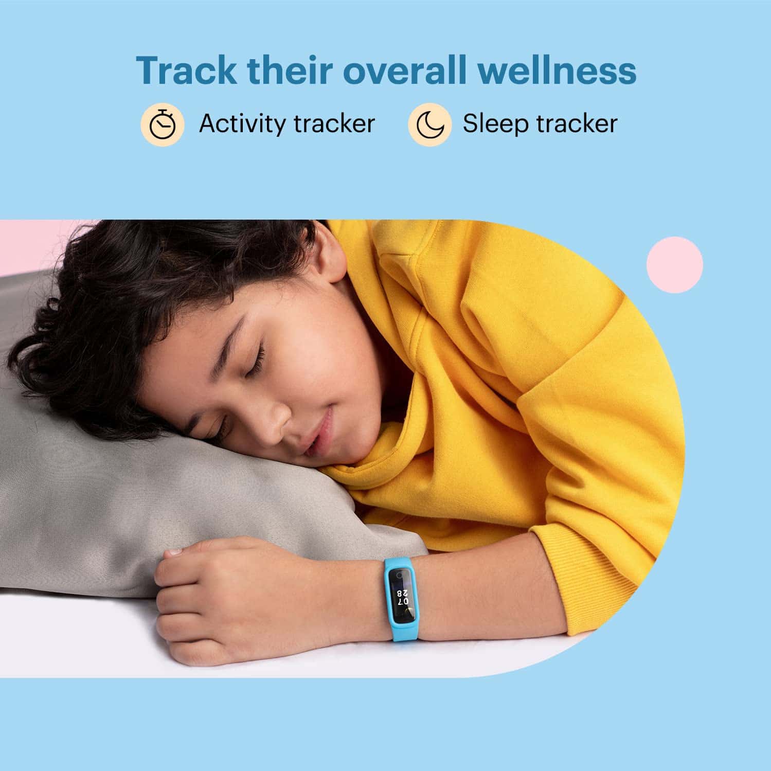 Buy NOISE CHAMP KIDS WRIST BAND (PEPPY BLUE) Online & Get Upto 60% OFF ...