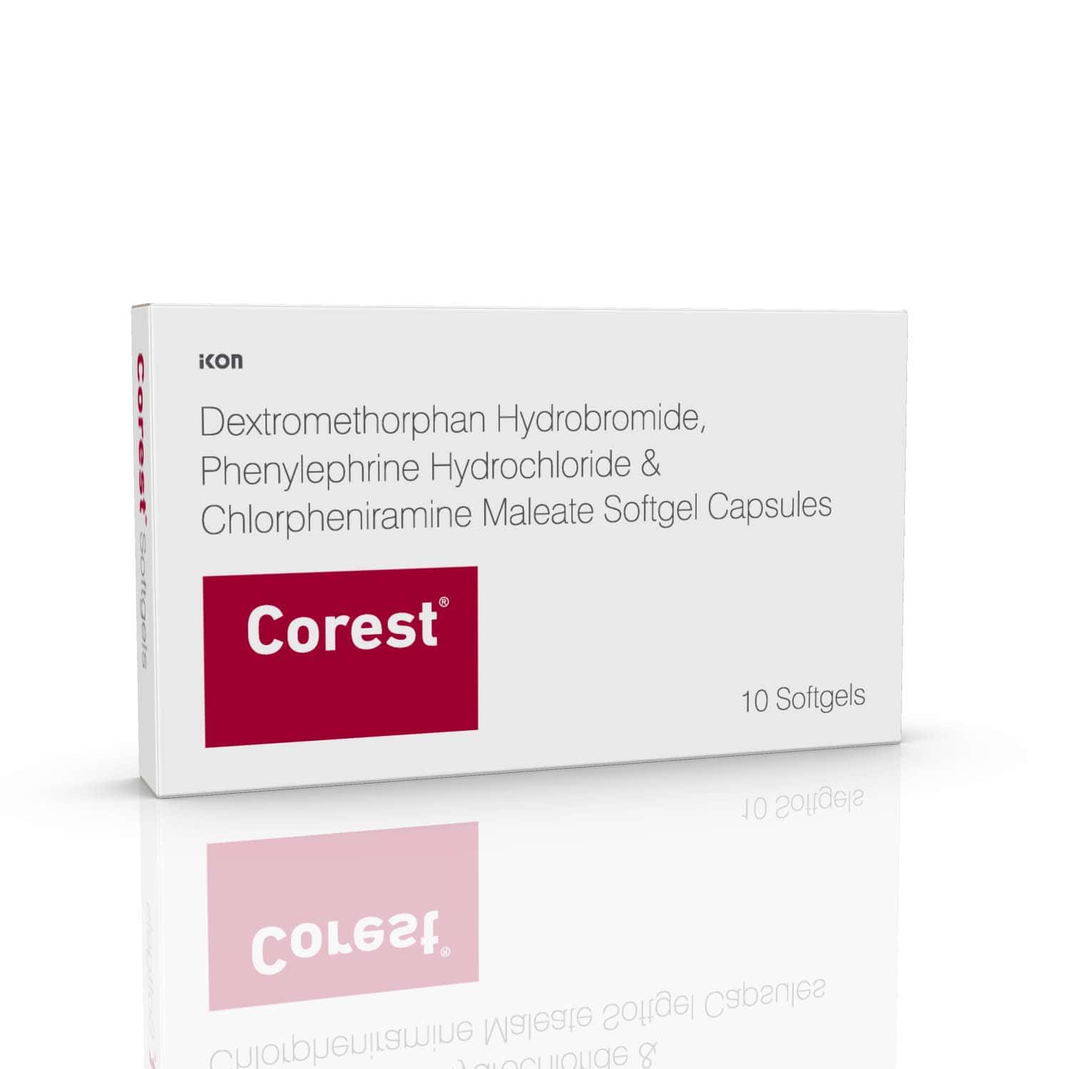 Buy Corest Strip Of 10 Softgel Capsules Online at Flat 15% OFF | PharmEasy