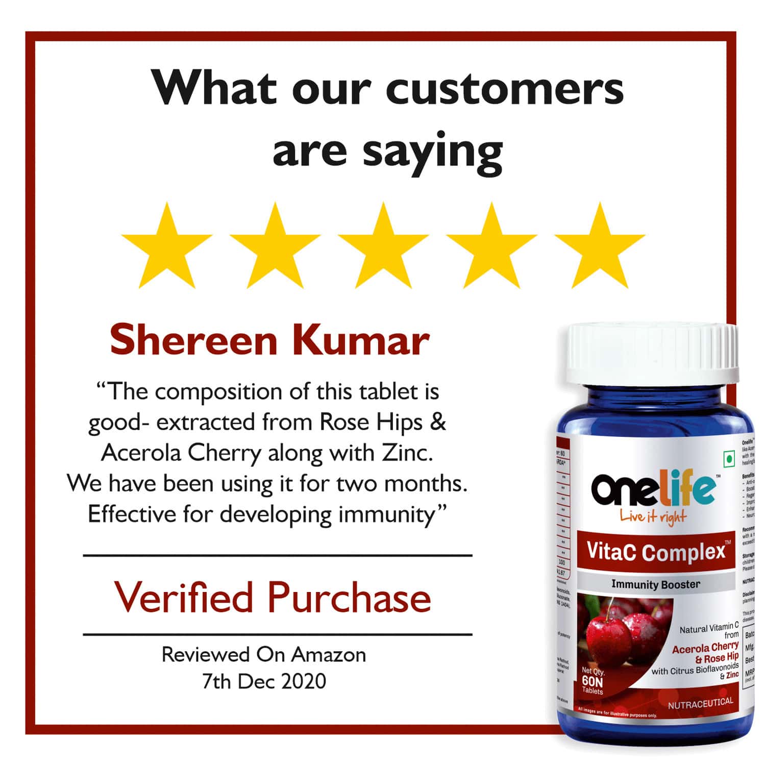 Buy ONELIFE VITAC COMPLEX - 60 TABLETS Online & Get Upto 60% OFF at ...