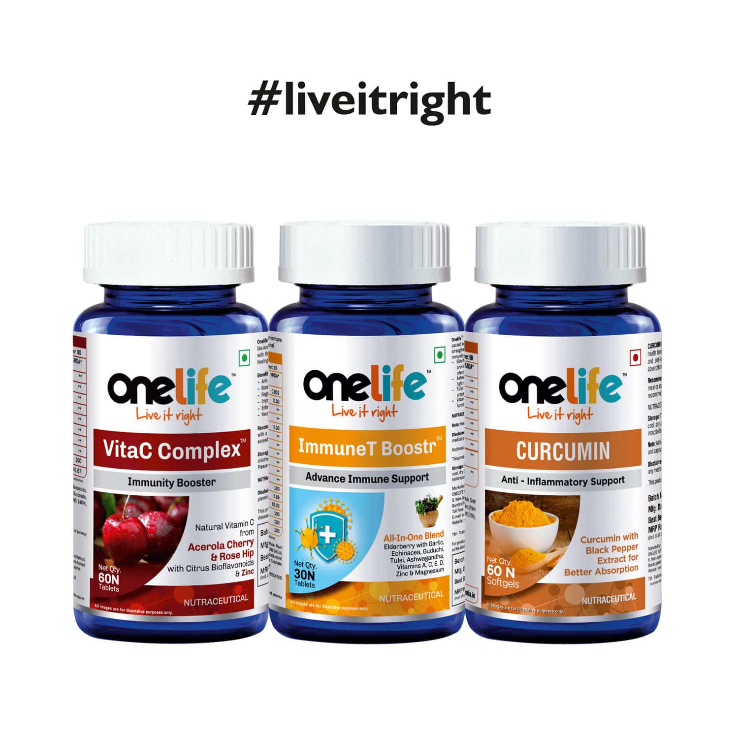 Buy ONELIFE VITAC COMPLEX - 60 TABLETS Online & Get Upto 60% OFF at ...