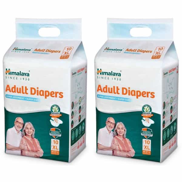 Buy HIMALAYA ADULT DIAPER (EXTRA LARGE) 10 PCS | UNISEX X PACK OF 2 ...